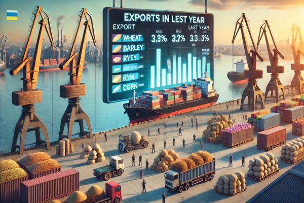 Ukraine's Grain and Leguminous Exports Rise by 3.7% in 2023/2024 Season ...
