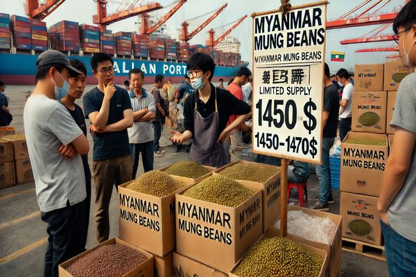 Limited Supply of Myanmar Mung Beans at Dalian Port Leads to Stable ...